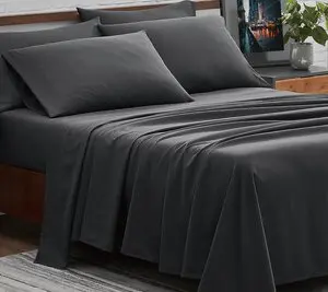 FUBU Solid Twin 4-piece Sheet Set
