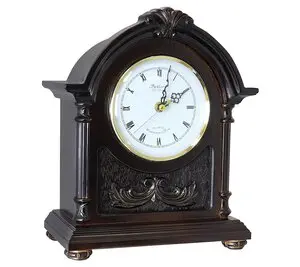 BEDFORD CLOCK COLLECTION Wood Mantel Clock With Chimes - One-color