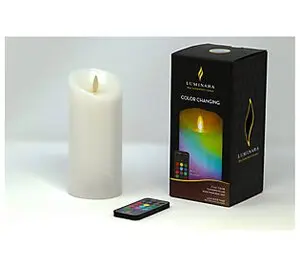 LUMINARA 6 Color Changing Flameless Candle Wit H Remote
