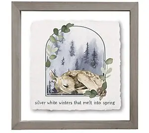 SINCERE SURROUNDINGS 10' Silver White Winters F Loating Frame