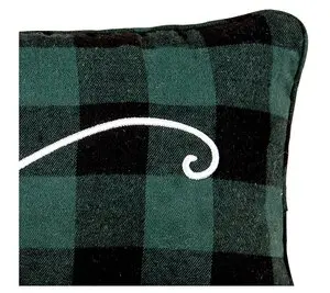 C&F HOME Merry Embroidered Throw Pillow