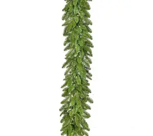 FRASER HILL FARM 9' Grandland Garland With Warm White Led - One-color