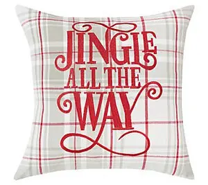 C&F HOME 18' X 18' Jingle All The Way Printed T Hrow Pillow - One-color