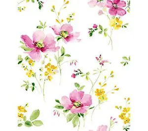 NEXTWALL Watercolor Windflower Peel And Stick W Allpaper - One-color