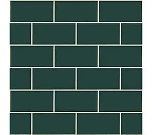 NEXTWALL Retro Subway Tile Peel And Stick Wallp Aper - One-color