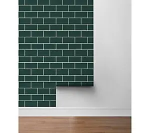 NEXTWALL Retro Subway Tile Peel And Stick Wallp Aper