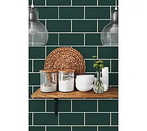 NEXTWALL Retro Subway Tile Peel And Stick Wallp Aper