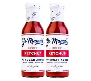 YO MAMA'S FOODS Yo Mama's 14-oz Spicy Ketchup - One-color