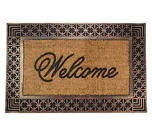 NORTHLIGHT Coir Rectangular 'welcome' Doormat 2 X 35 - One-color