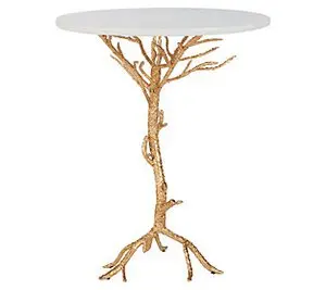 SAFAVIEH Carolyn Rooted Gold Accent Table - One-color