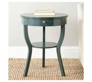 SAFAVIEH Kendra Round Pedestal End Table With D Awer