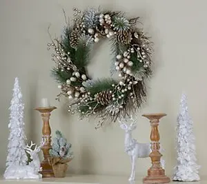 NORTHLIGHT Gold Accent Wreath