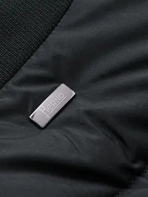 Herno L'aviatore Quilted Shell Down Bomber Jacket