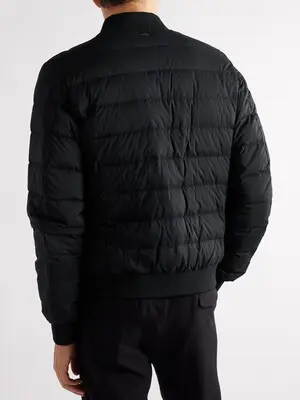 Herno L'aviatore Quilted Shell Down Bomber Jacket