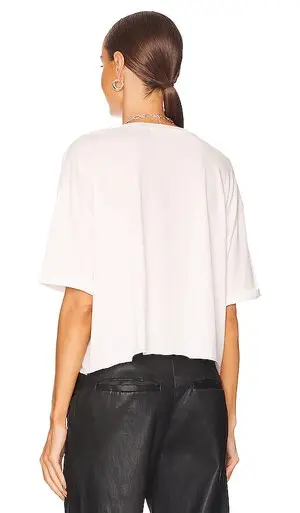 THE LAUNDRY ROOM Je T'aime Crop Oversized Tee