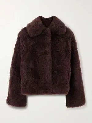 YVES SALOMON Shearling Jacket - Brass