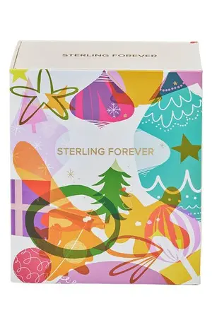 Sterling Forever Five Days Of Hoops Earring Set