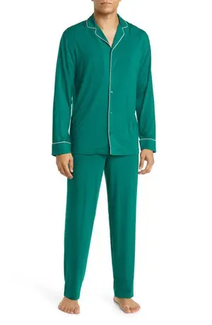 Nordstrom Moonlight Eco Pajamas Green Evergreen