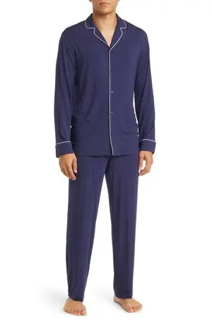 Nordstrom Moonlight Eco Pajamas Navy Peacoat