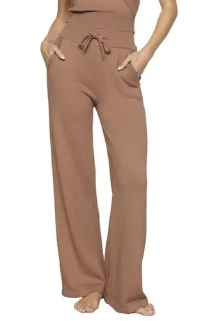 EBERJEY Eberjey Wide Leg Lounge Sweater Pants