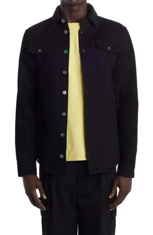 Bottega Veneta Parakeet Denim Button-up Shirt