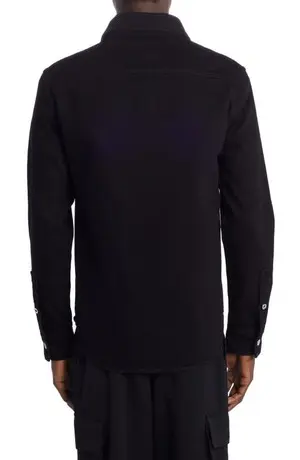 Bottega Veneta Parakeet Denim Button-up Shirt