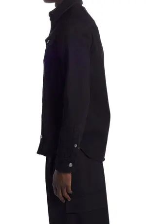 Bottega Veneta Parakeet Denim Button-up Shirt