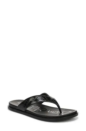 Sam Edelman Lila Flip Flop - Black Se