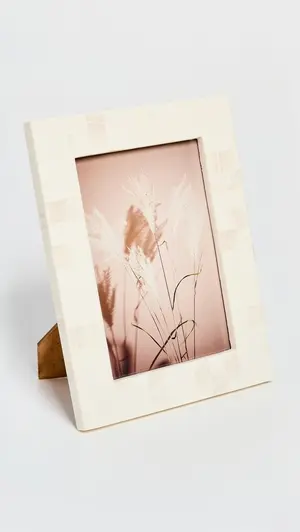 TIZO DESIGN Resin Block Frame White 5x7