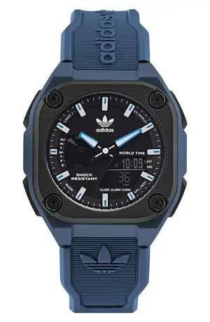 Adidas City Tech Strap Watch - Blue/black/blue