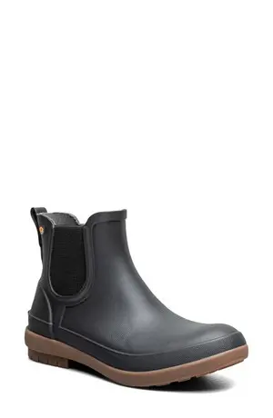 Bogs Waterproof Insulated Chelsea Rain Boot - Black