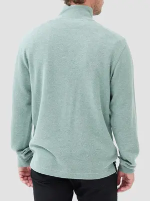 Rodd & Gunn Alton Ave Quarter-zip Sweater - Sage
