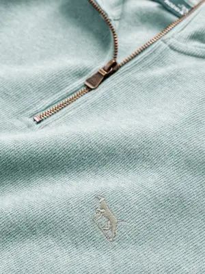 Rodd & Gunn Alton Ave Quarter-zip Sweater - Sage