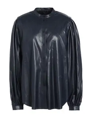 Karl Lagerfeld Faux Leather Shirt