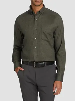 Rodd & Gunn Barrhill Button-front Shirt - Forest