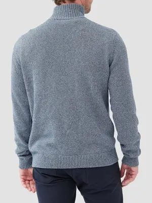 Rodd & Gunn Merrick Bay Quarter-zip Sweater - Indigo
