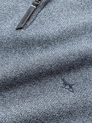 Rodd & Gunn Merrick Bay Quarter-zip Sweater - Indigo