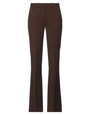 Theory THEORY Flared Wool Blend Pants Dark Brown