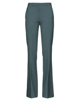 Theory THEORY Flared Wool Blend Pants Dark Green