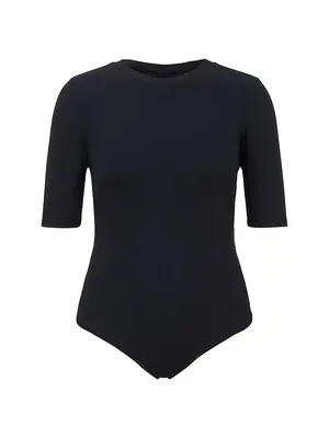 Spanx Suit Yourself Rib-knit Bodysuit