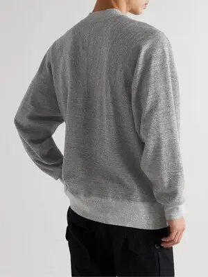 Nanamica Mock-neck Cotton-blend Jersey Sweatshirt S