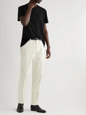 NILI LOTAN Bradley Cotton-jersey T-shirt