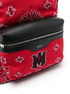 Amiri Bandanna Embroidered Backpack