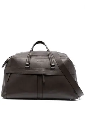 ORTIGNI Leather Holdall - Brown