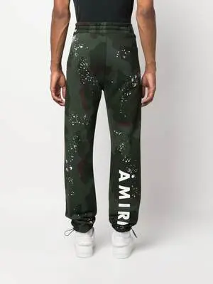 Amiri Camouflage-print Track Pants - Green