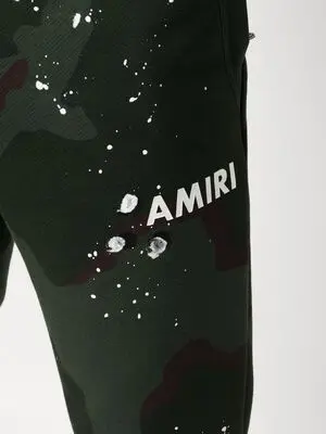 Amiri Camouflage-print Track Pants - Green