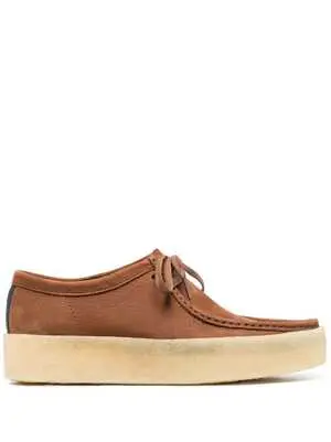 Clarks Wallabee Cup Derby Shoes - Brown