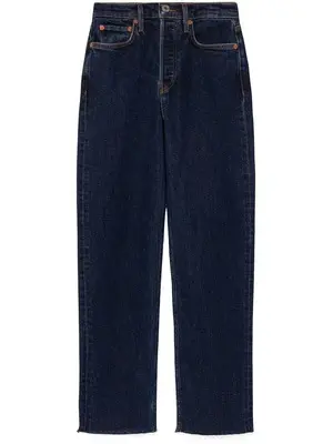 RE/DONE 70s Stove Pipe Mid-rise Jeans