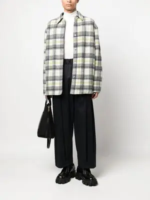 JIL SANDER Checked Shirt Jacket