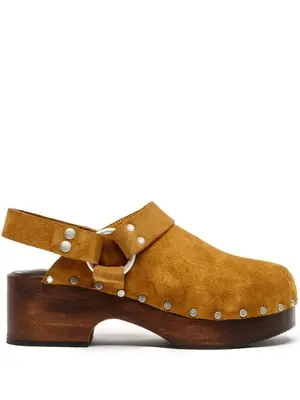 RE/DONE Suede Mules